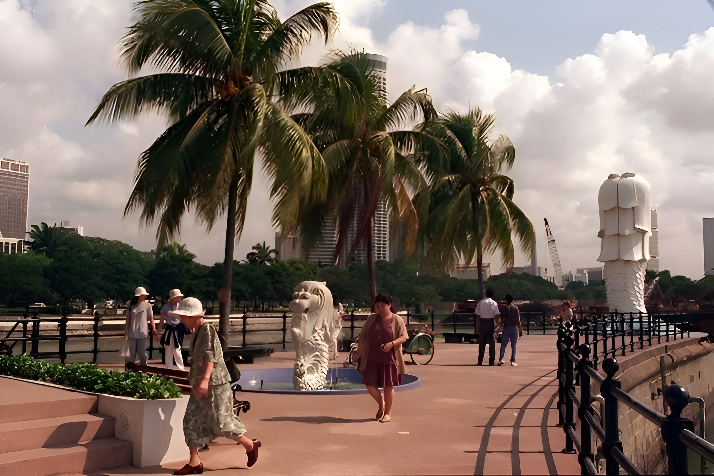 Relocation of the Merlion Structure to One Fullerton Promenade | Tiong Woon